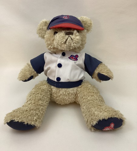MLB Genuine Merchandise Baseball Chief Wahoo Cuddle Teddy Bear Plush ...