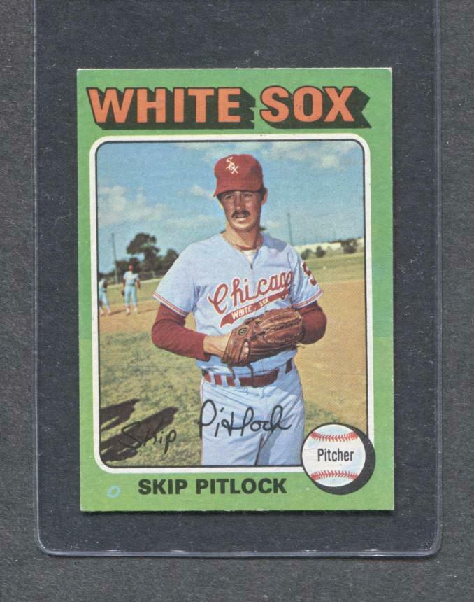 1975 Topps Mini #579 Skip Pitlock (White Sox) NM | eBay