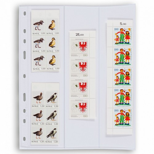 3 Vertical Pockets Lighthouse Grande 10 Pages For Stamps 2 Packs Clear ...