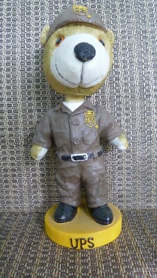 United Parcel Service UPS Bear Bobblehead Nodder Mascot Collectible ...