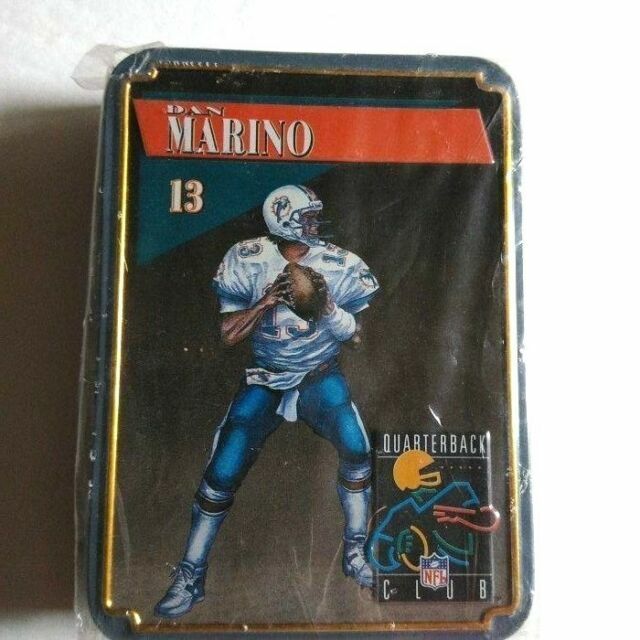 NFL Quarterback Legends Playing Cards Dan Marino Tin Case - 1st Edition ...