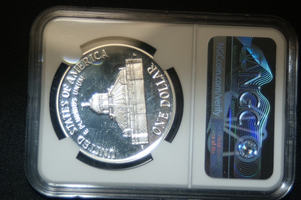 Beautiful Silver DOLLAR Library of Congress 2000-P Commemorative NGC ...