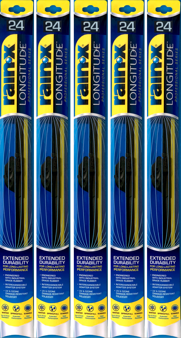 RAIN-X LONGITUDE WIPER BLADES - 830324 - 24 IN - CASE OF 5 | eBay