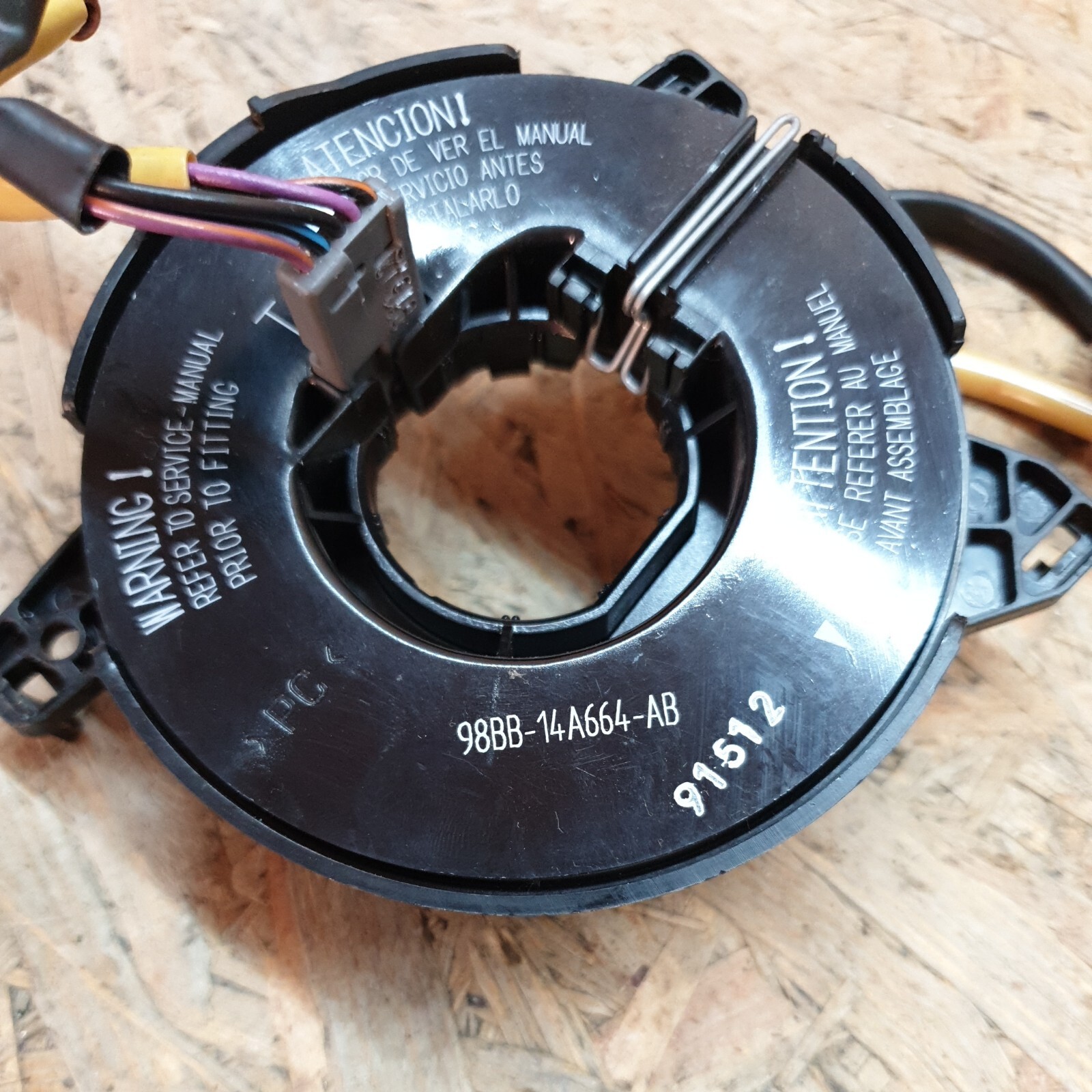 0102 Original Ford Cougar Airbagschleifring Schleifring Wickelfeder ...