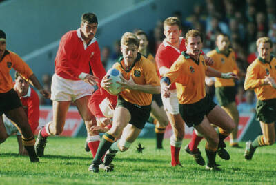 Australian Wallabies Rugby Union Great Tim Horan No 2 Old Photo | eBay ...