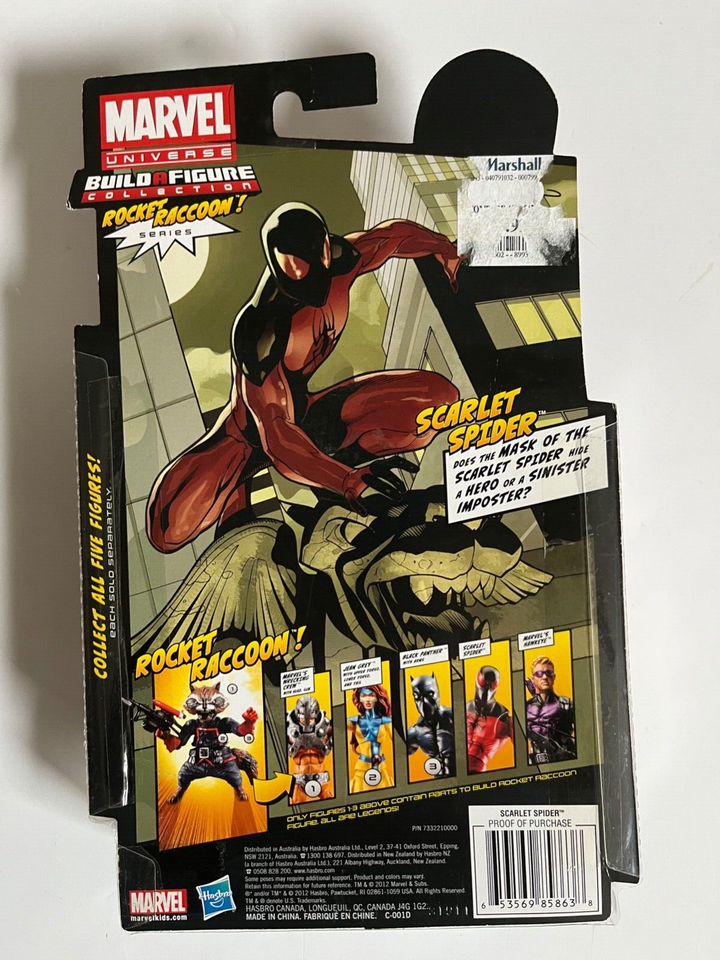 Marvel Legends Scarlet Spider Rocket Raccoon Wave BAF - NEW 2012 | eBay