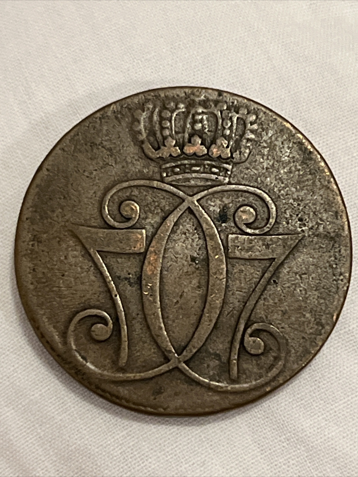 1771 Denmark 1 Skilling Copper Foreign Coin B11 | eBay