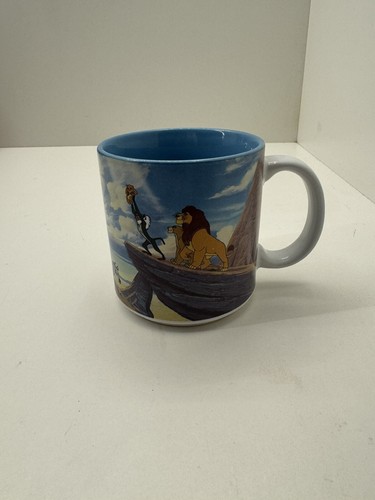 Vintage Disney The Lion King Movie Coffee Mug Japan Simba Mufasa Rafiki ...