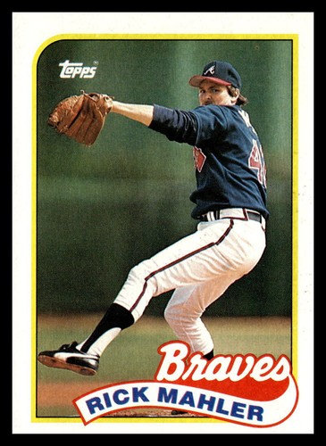 1989 Topps #621 Rick Mahler Atlanta Braves Baseball Card | eBay