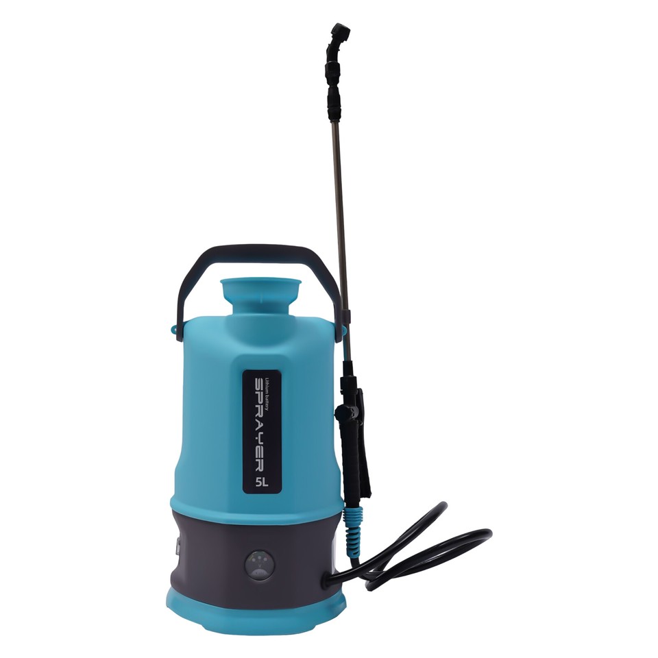 1.32Gallon/5L Battery Powered Garden Sprayer Adjustable Sprayer Wand 2 ...