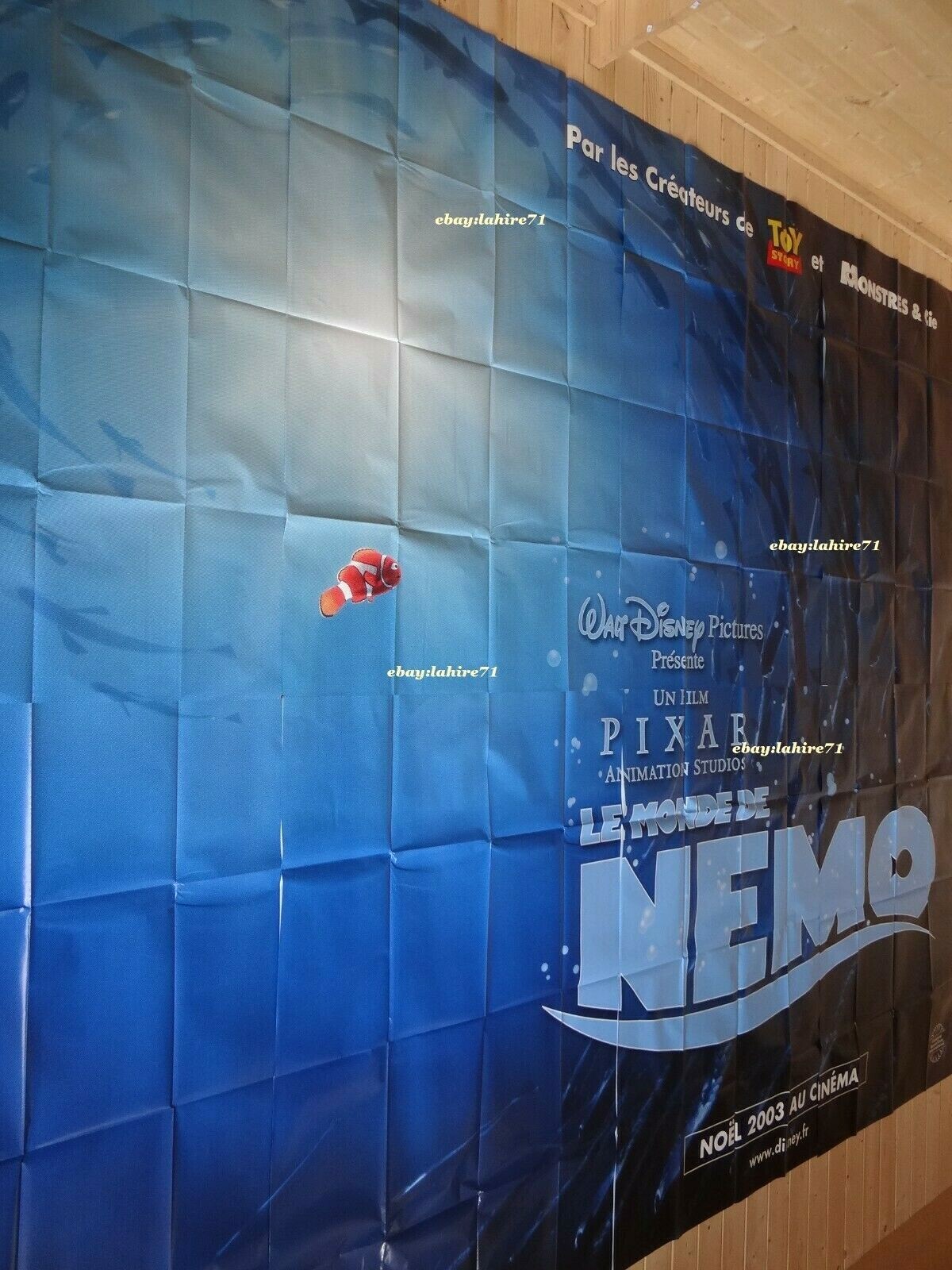 FINDING NEMO poster french BILLBOARD 8 panels 2003 walt disney pixar | eBay