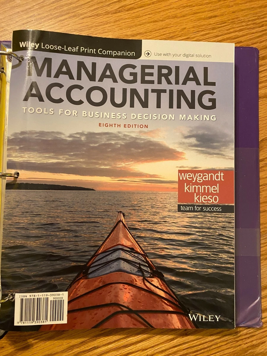 Managerial Accounting Textbook
