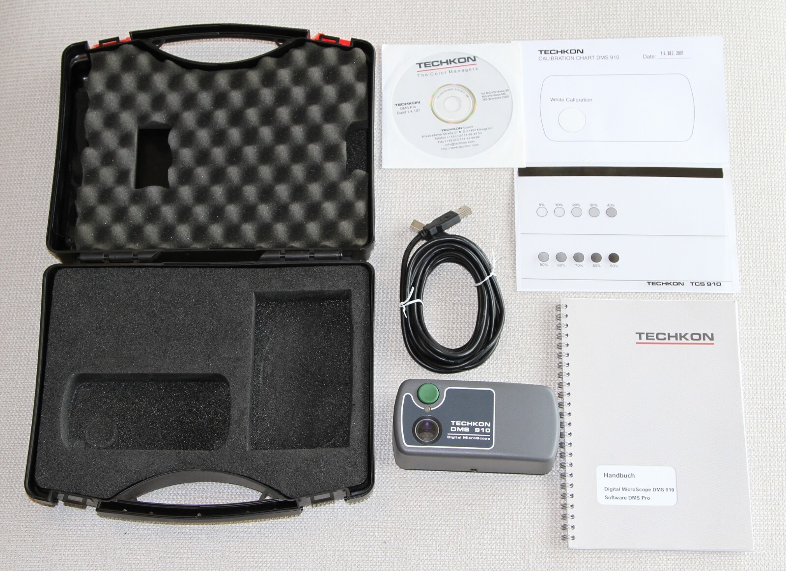 Techkon DMS 910 digital microscope CTP platemeter. Percentage, LPI ...