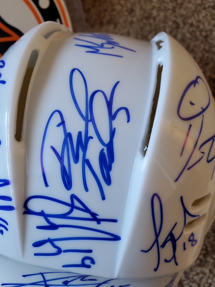 Phoenix Coyotes Team signed NHL mini helmet 16 Signatures 2003 season ...