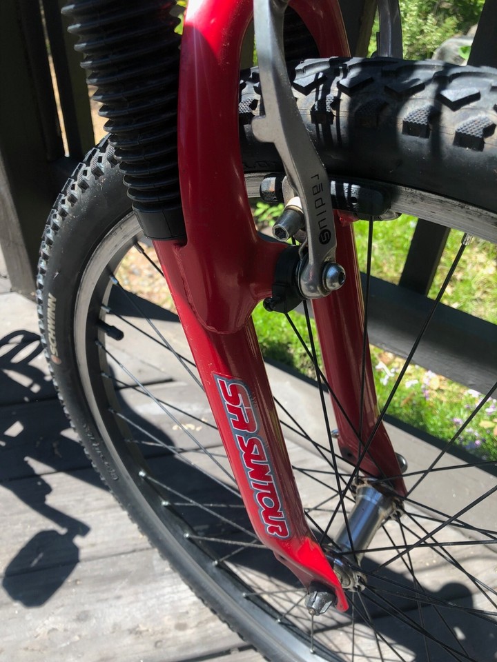 SCHWINN RANGER Mountain Bike 26-inch wheels,18-inch frame Charcoal /Red ...