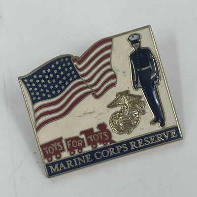Marine Corps Reserve Pin Toys For Tots Charity Sonoma Lapel Hat Pin ...