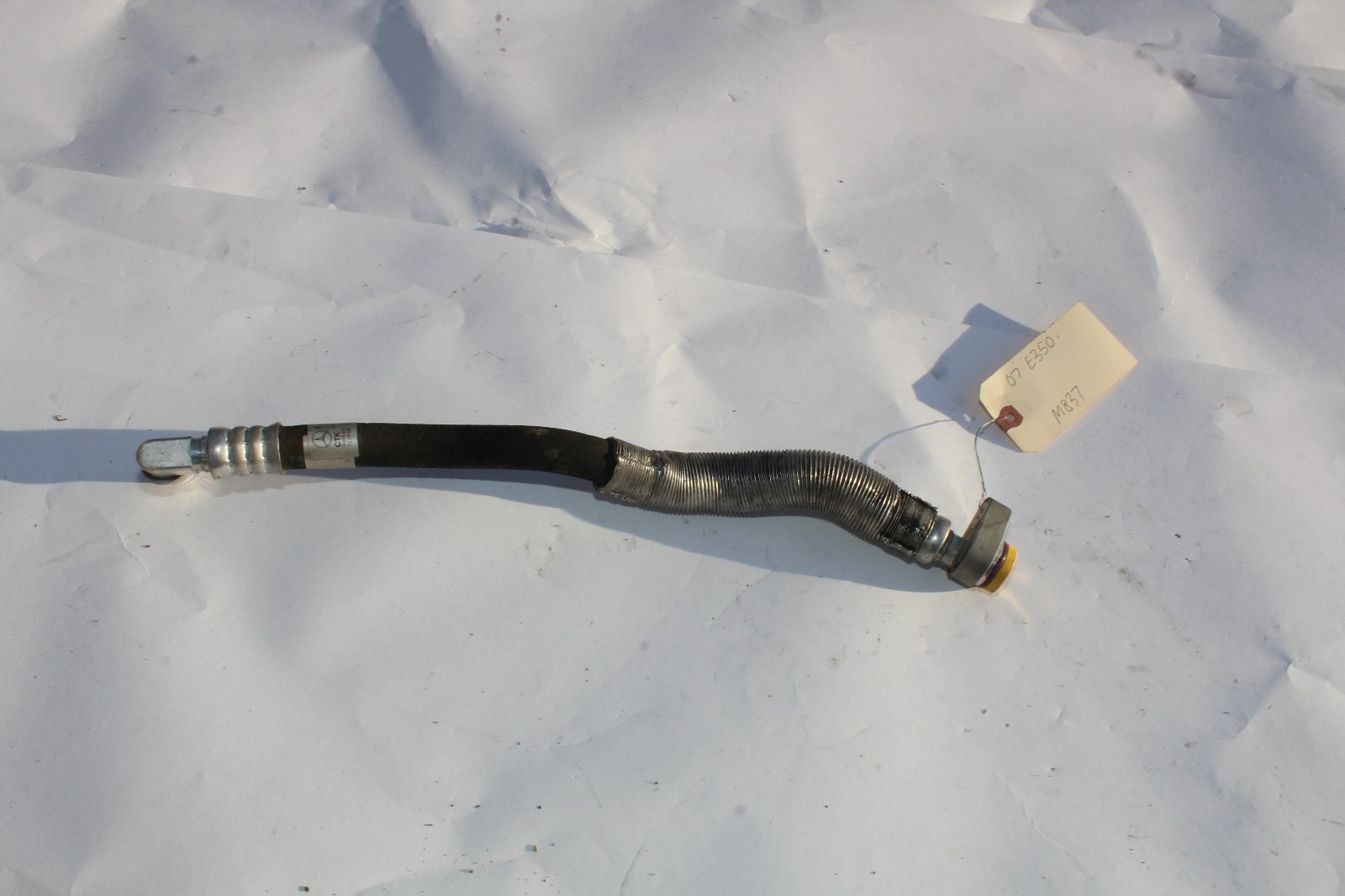 2007 w211 MERCEDES E350 AC COMPRESSOR LINE HOSE PIPE AIR CONDITIONING ...