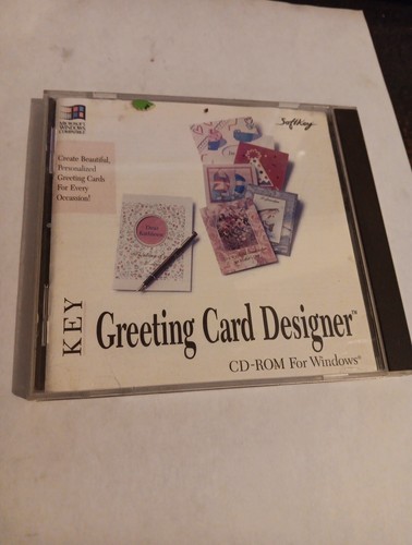 Softkey, Greeting Card Designer Cd-rom. For Windows | eBay