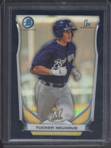2014 Bowman - Prospects Chrome Black Refractor #BCP59 Tucker Neuhaus ...