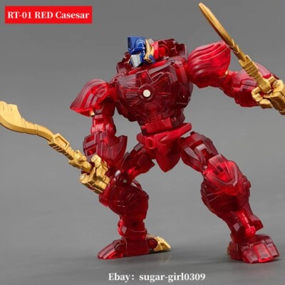 IN STOCK! ROBOT TOYS RT-01 Red Transparent Caesar Beast Wars Mini ...