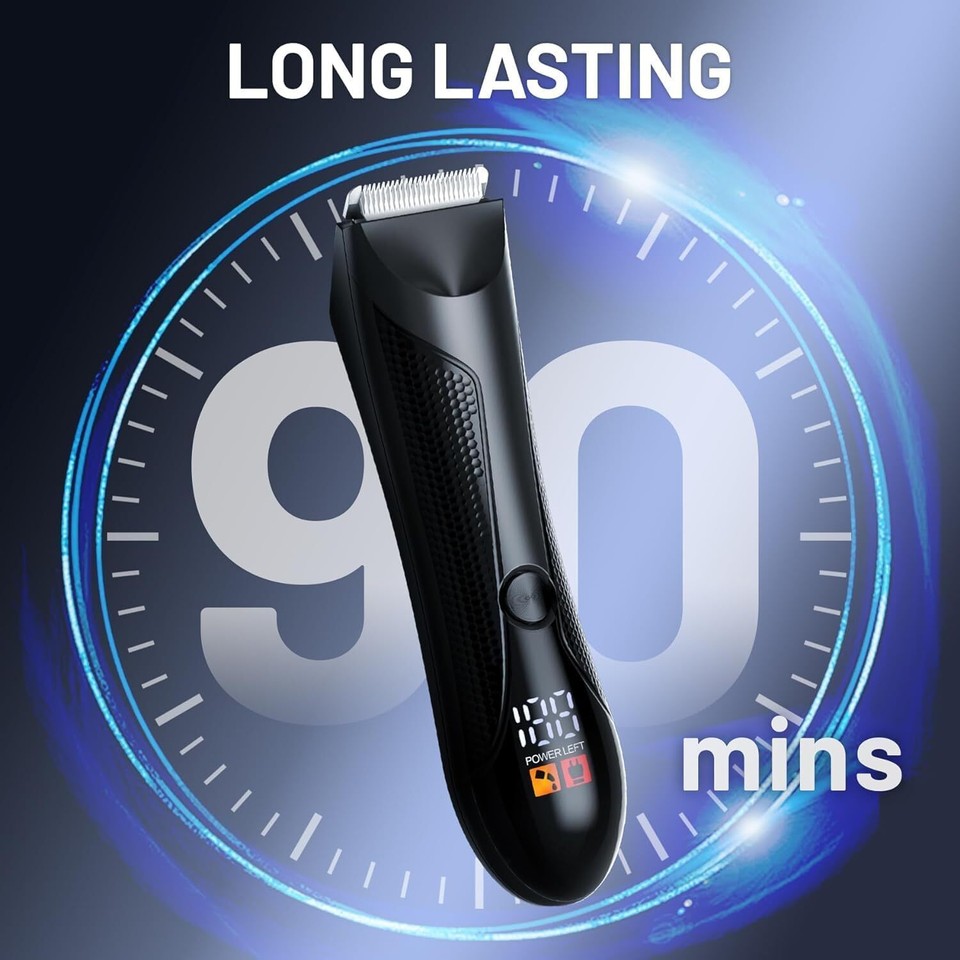 Manscape Groin Hair Trimmer for Men's Electric Ball Trimmer Wet/Dry ...