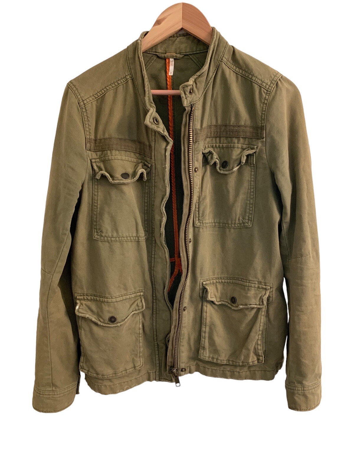 Free People Military Utility Jacket Olive Army Green … - Gem