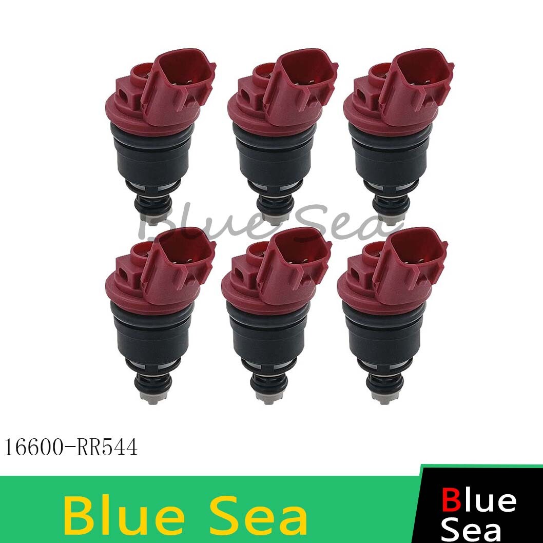 6 PCS Side Feed Fuel Injectors 740CC for NISSAN SR20 RVG30E RB25 DET ...