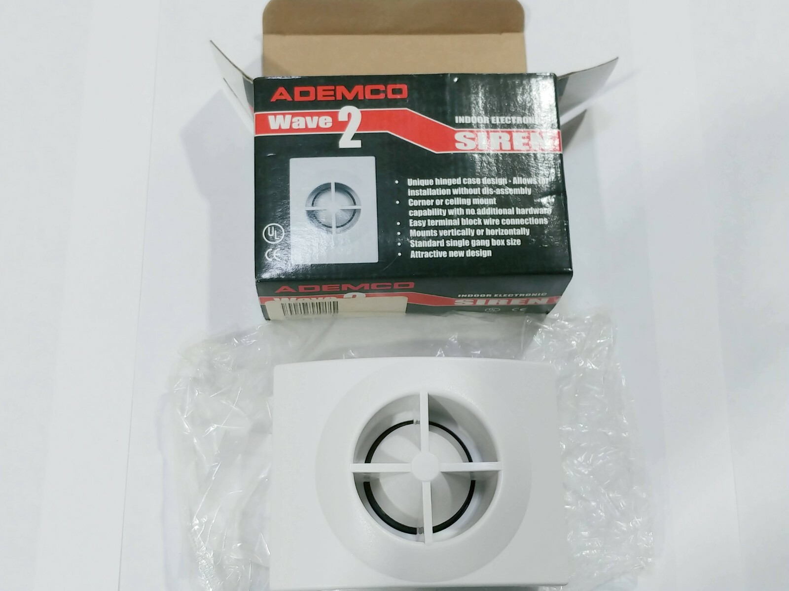 3 NEW Ademco Wave 2 Electronic Siren Indoor 106db 12 VDC Indoor ...