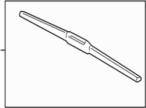 85212-06130 Toyota Blade, fr wiper, rh 8521206130, New Genuine OEM Part ...