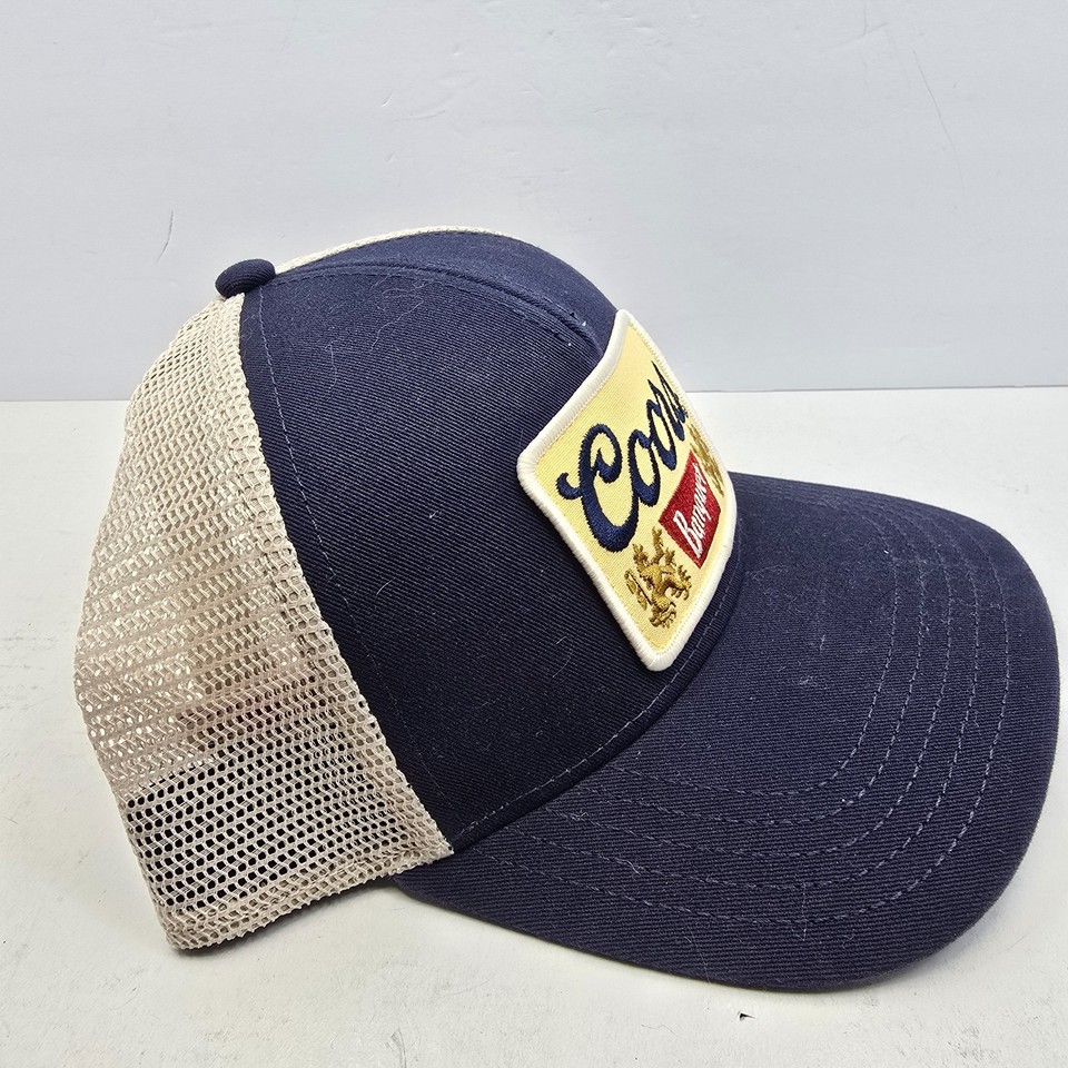 American Needle Coors Banquet Beer Valin Snapback Hat Trucker Cap Retro Style | eBay