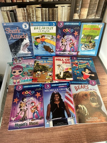 Lot of 11 Level 3 Step Into Reading Books I Can Read Learn to Read For ...