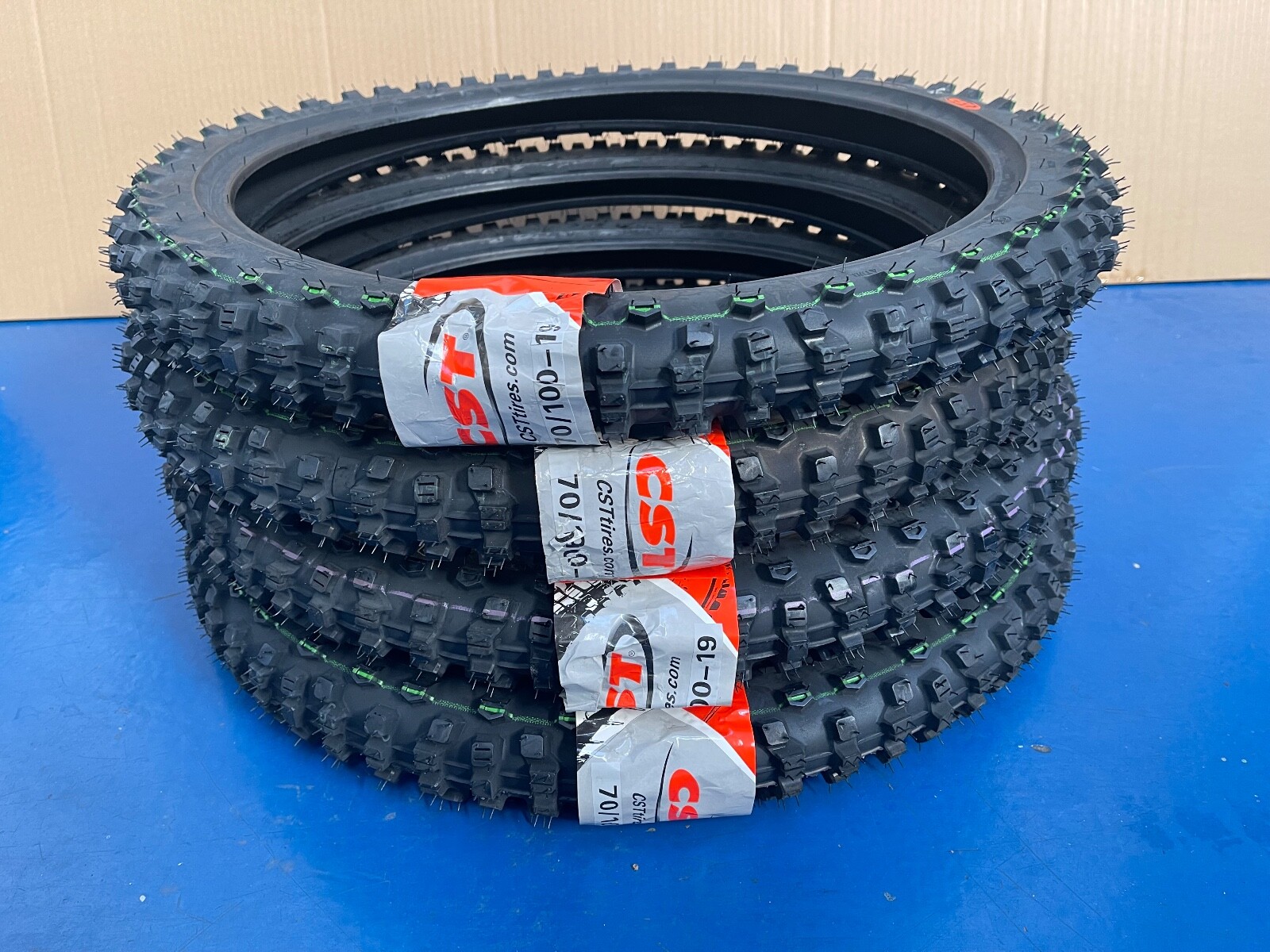 SUR RON GENUINE CST TYRE 70/100-19 CM-708 FRONT OR REAR OFF ROAD TYRE | eBay