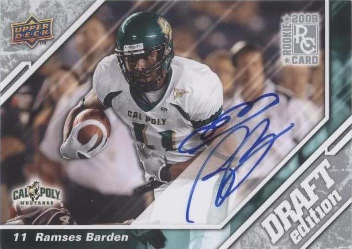 2009 Upper Deck Draft Edition - Ramses Barden #116 Autographs (AU, RC ...