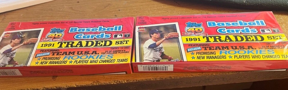 Topps 40 Years Of Baseball 1991 Traded Set - Includes 2 complete sets ...