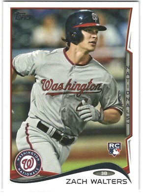2014 Topps Baseball Zach Walters Rookie Washington Nationals #337 | eBay