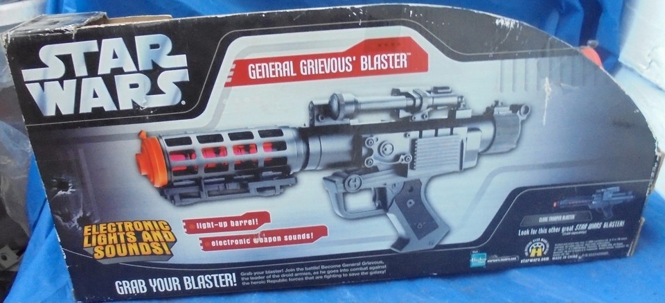 Star Wars General Grievous Blaster MIP 2005 Hasbro ROTS Revenge Of The ...