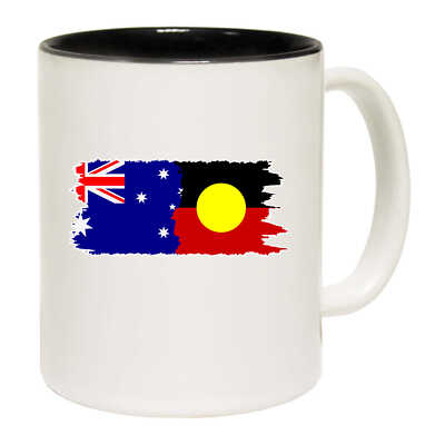 Australia Aboriginal Flag Joined United As One - Funny Novelty Coffee ...