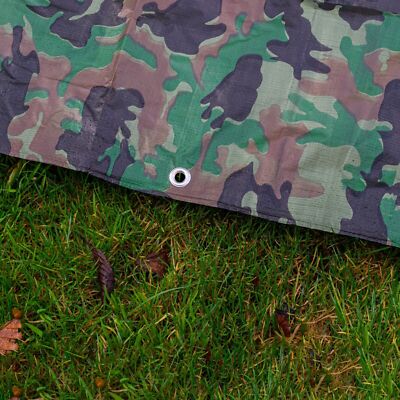 Waterproof tarp army basha camouflage tarpaulins ground sheet camo ...