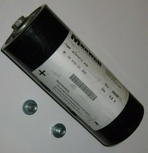 Maxwell 2600 Farad Capacitor - 2600F Boostcap Ultracapacitor - 2.5V ...
