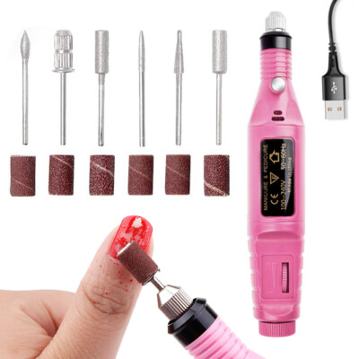 Electric Nail Manicure Pen Shaper Nail Machine Nail Polisher Nail Drill ...