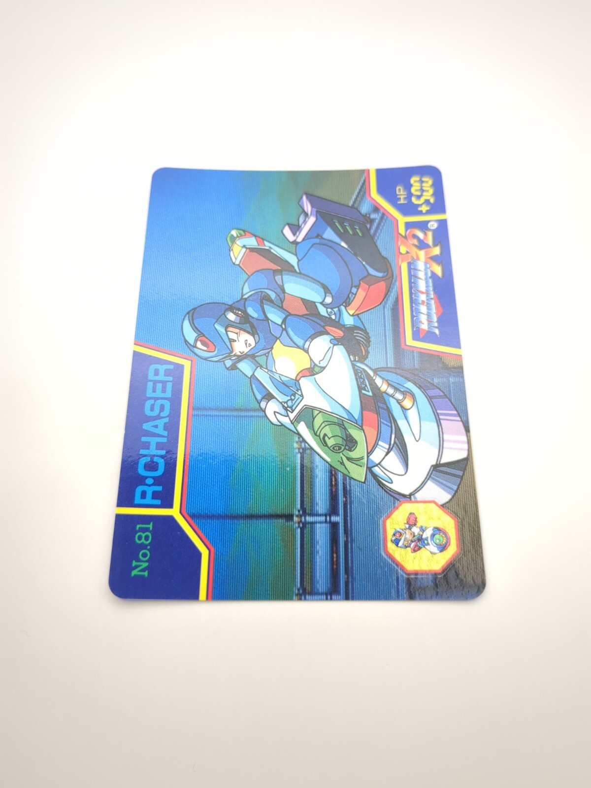 Mega Man X Ride Chaser Cheval No.81 Mega Man X2 ROCK Card 1994 CAPCOM ...