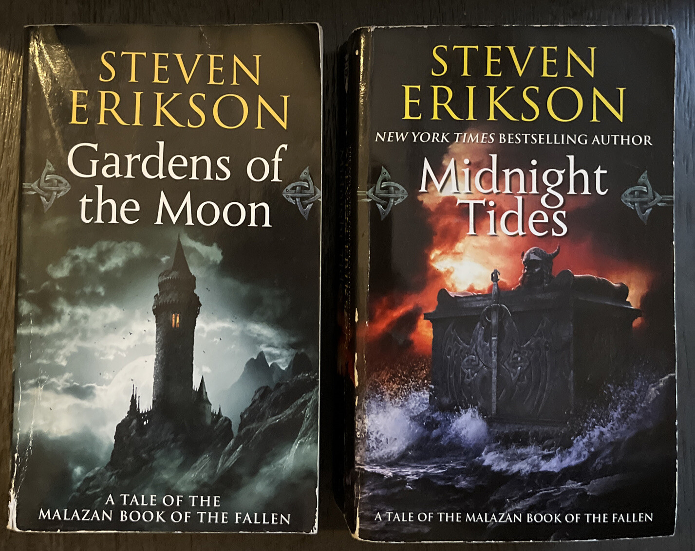 Steven Erikson Gardens of the Moon and Midnight Tides Malazan Lot | eBay