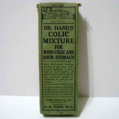 Dr Hand's COLIC MIXTURE For Wind Colic And Sour Stomach - Empty ...