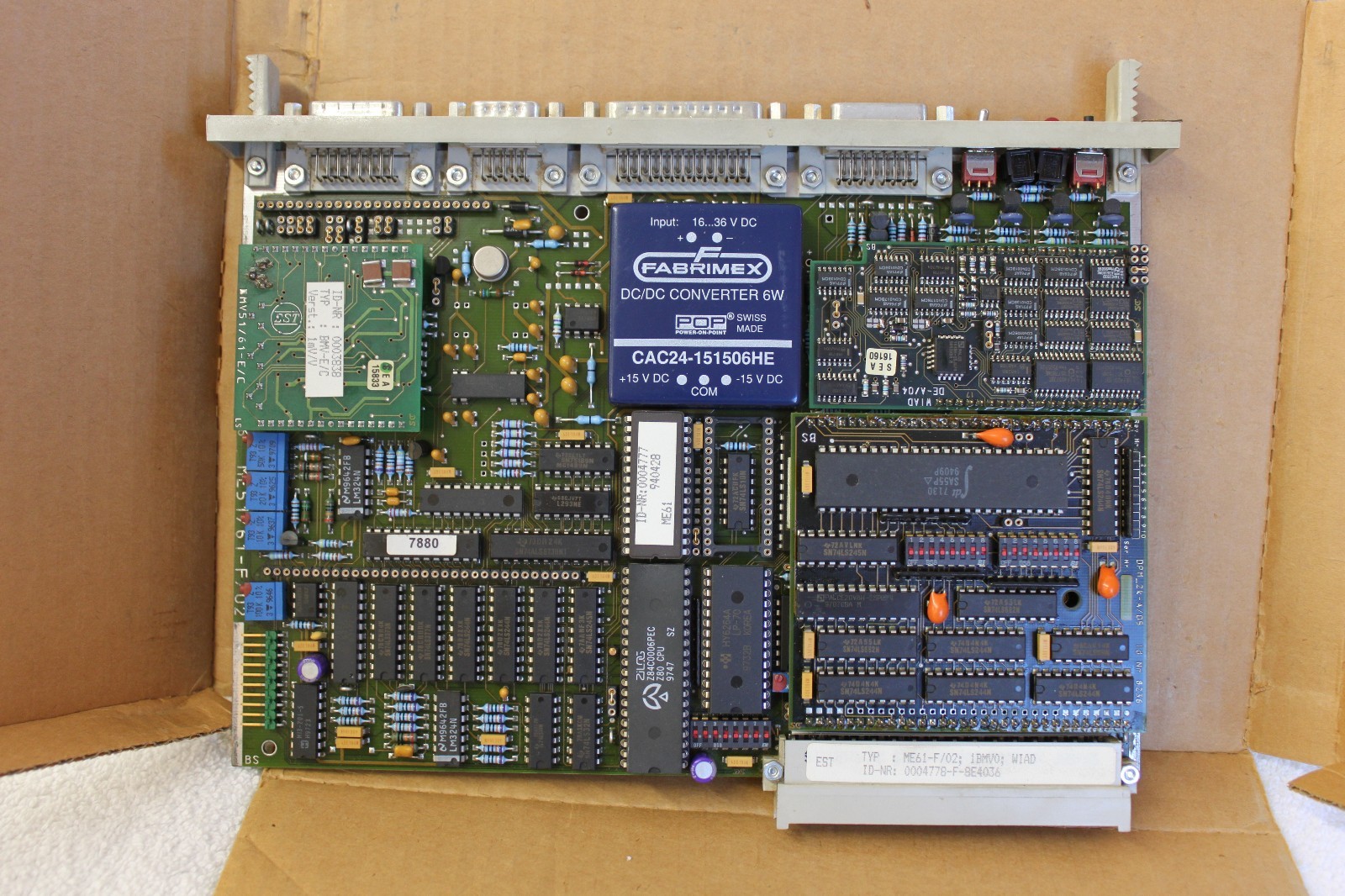 EST ME61-F/02 1BMV0 WIAD ME61F SIEMENS PC-612 PC612 **REPAIRED** | eBay