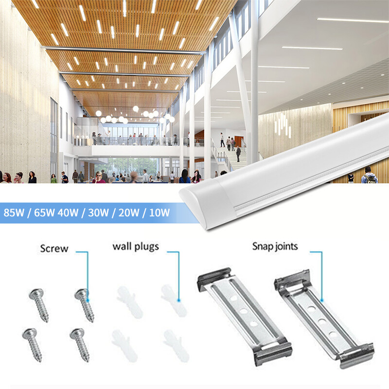 LED Slim Ceiling Batten Tube Light 30CM 60CM 90CM 120CM Linear Fluro ...