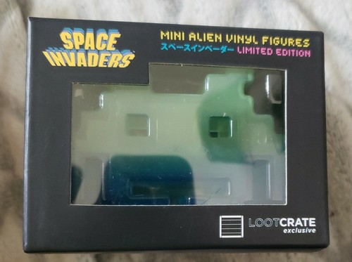 Space Invaders Alien Vinyl Figure Loot Crate Exclusive Green Blue Lot ...