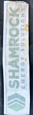 Retired Vintage Shamrock Energy Services Sticker 12”x2” | eBay