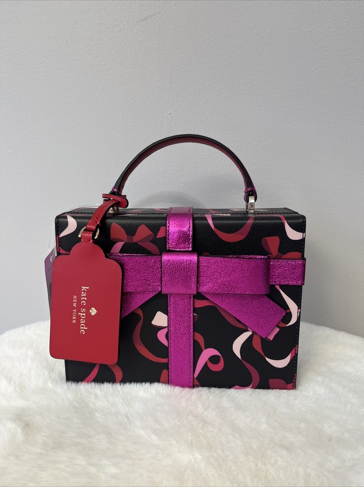 NEW Kate Spade Other Wrapping Party Ribbons Gift Box Crossbody Bag ...