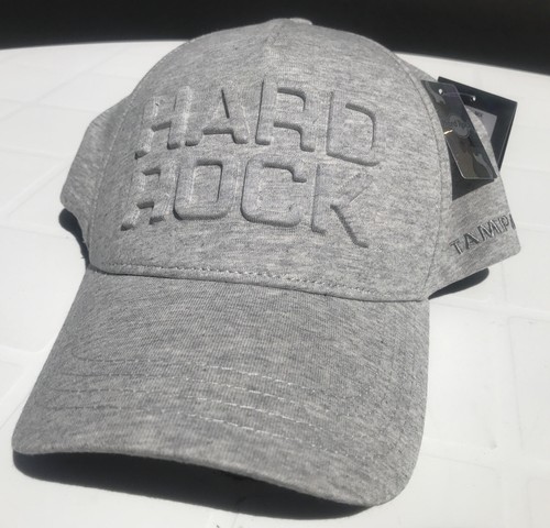 HARD ROCK Tampa FL Seminole Hotel & Casino Baseball Cap Grey Stretch ...