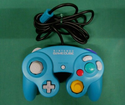 Nintendo GameCube Controller Emerald Blue. DOL-003. Nintendo GC. *JAPAN ...